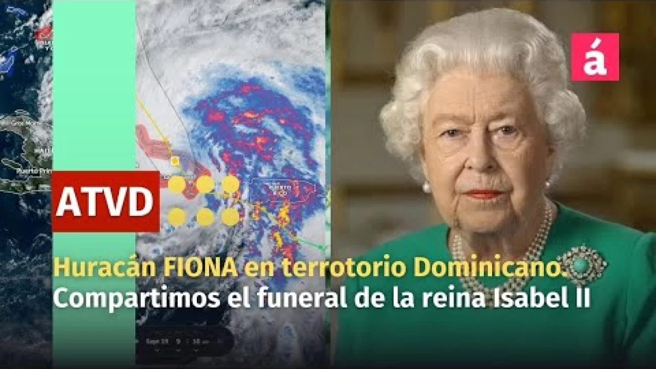 Huracán Fiona sobre la República Dominicana. Retransmisión funeral de ...