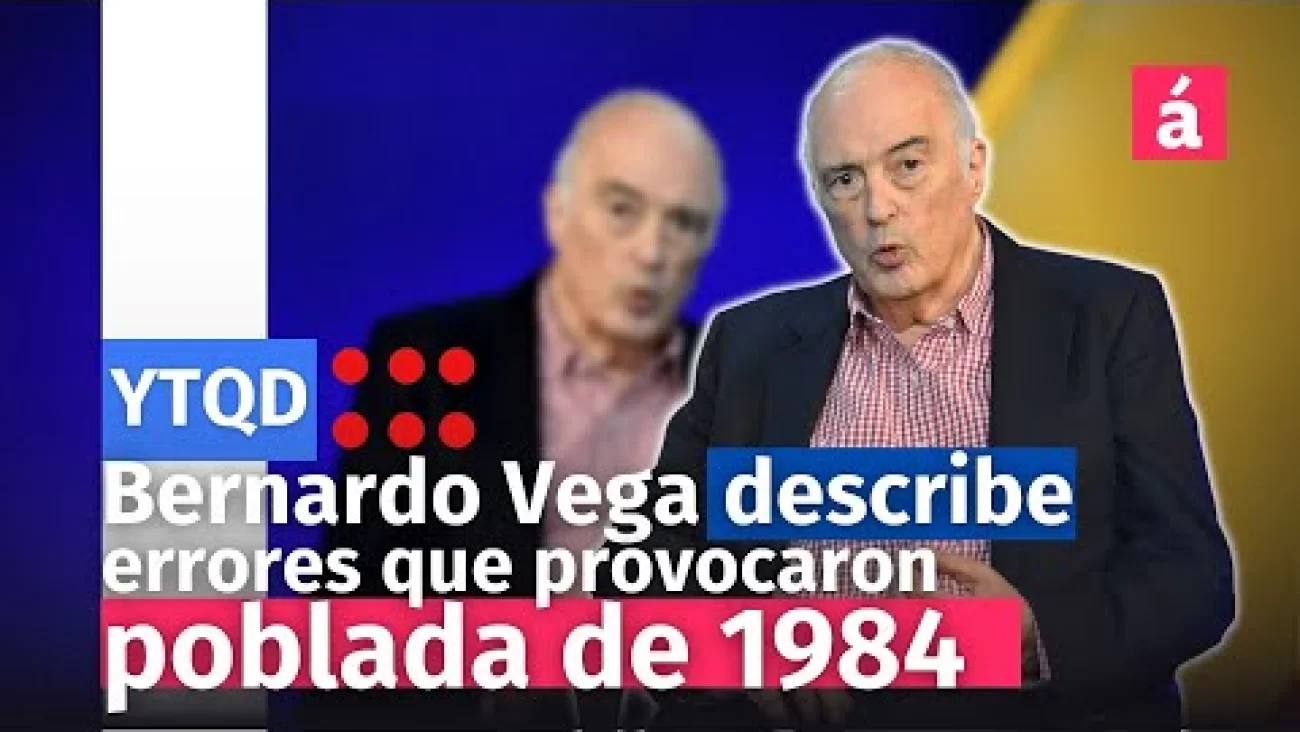Bernardo Vega describe errores que provocaron poblada de 1984