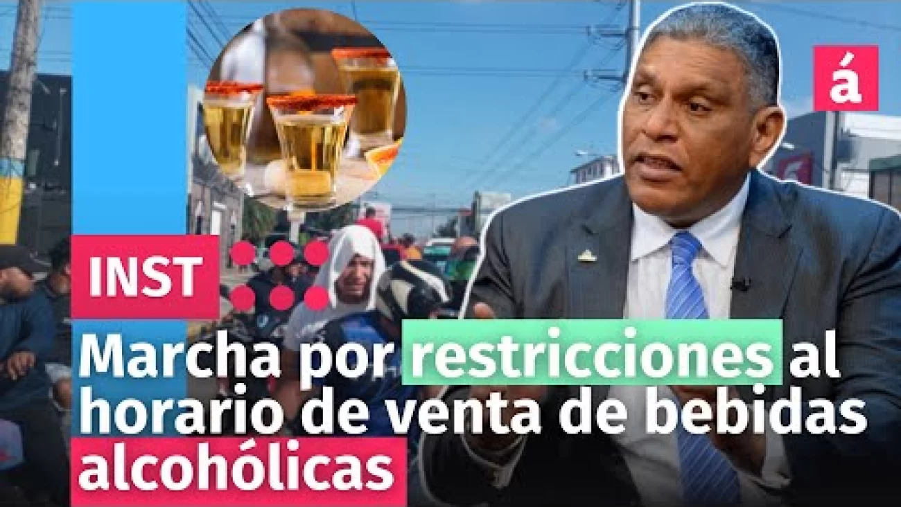 Marcha por restricciones al horario de venta de bebidas alcohólicas