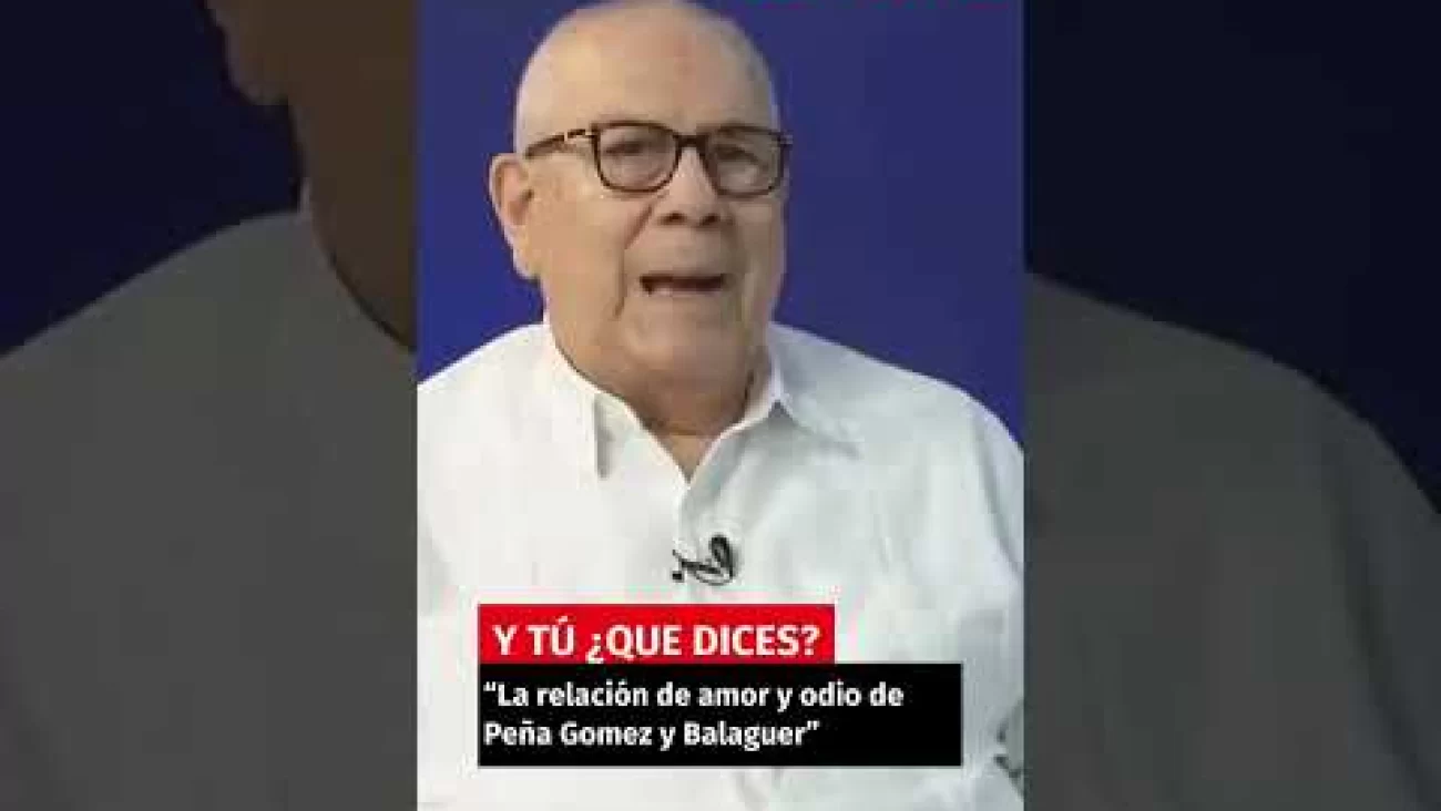 Gautreaux Piñeyro “La relación de amor y odio de Peña Gómez y Balaguer ...