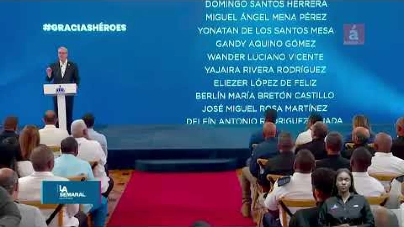 Presidente Abinader honra a rescatistas que socorrieron en la tragedia ...