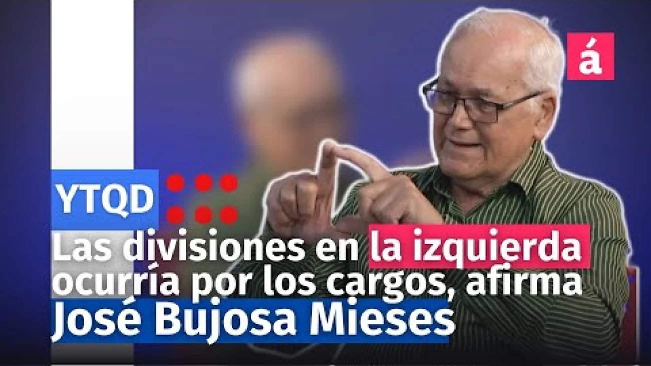 Las divisiones en la izquierda ocurría por los cargos, afirma José ...