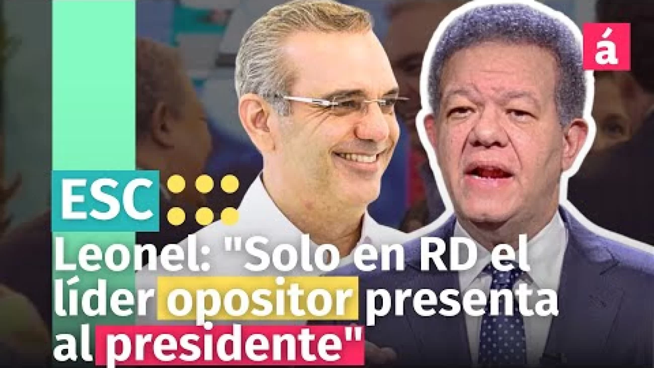 Leonel: “Solo en RD el líder opositor presenta al presidente”