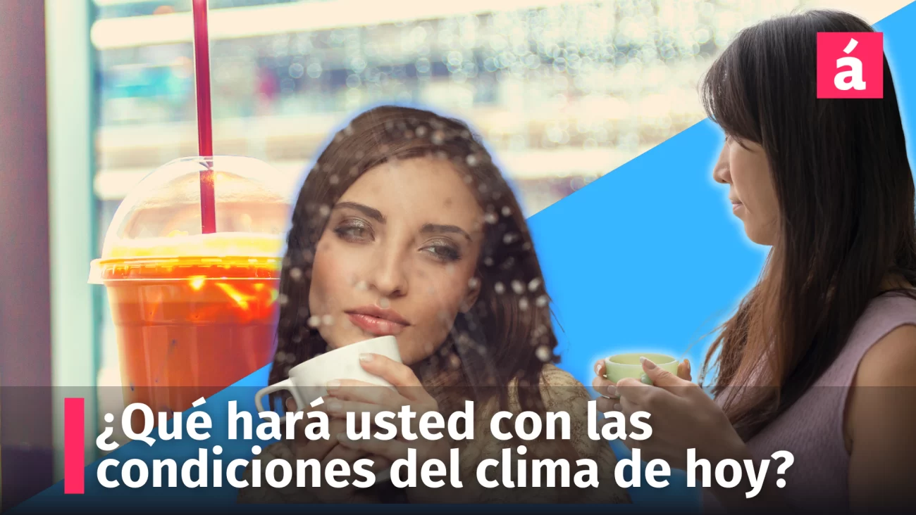 ¿Qué hará usted con las condiciones del clima anunciadas para hoy ...