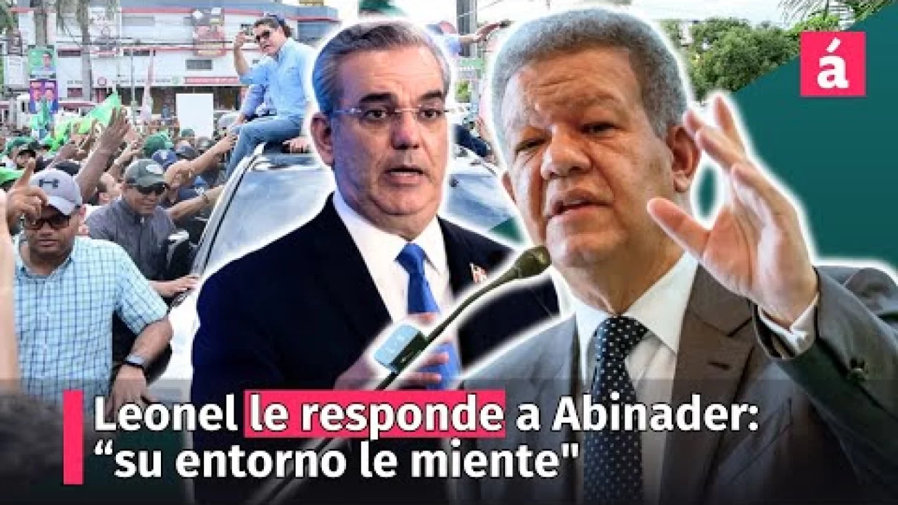 Leonel rechaza que la oposición solo aglutine al 24 % del electorado ...