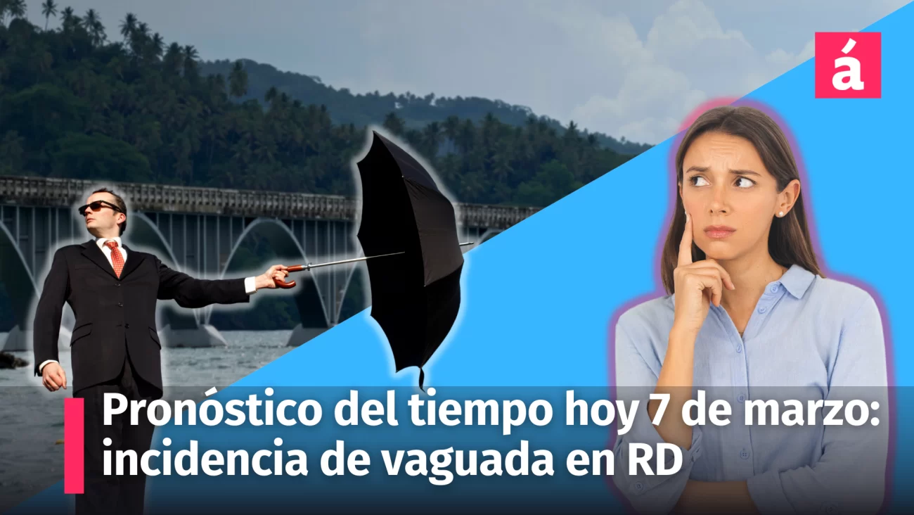 Pronóstico del tiempo para Hoy 7 de marzo: incidencia de vaguada en territorio Dominicano | AcentoTV